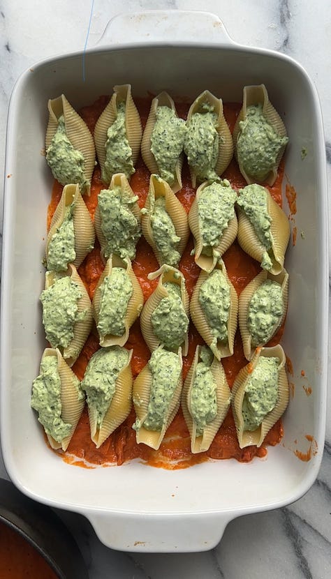 ricotta stuffed shells easy