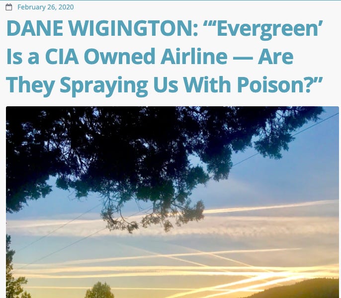 CIA-linked Geoengineering Operation: Evergreen International Air