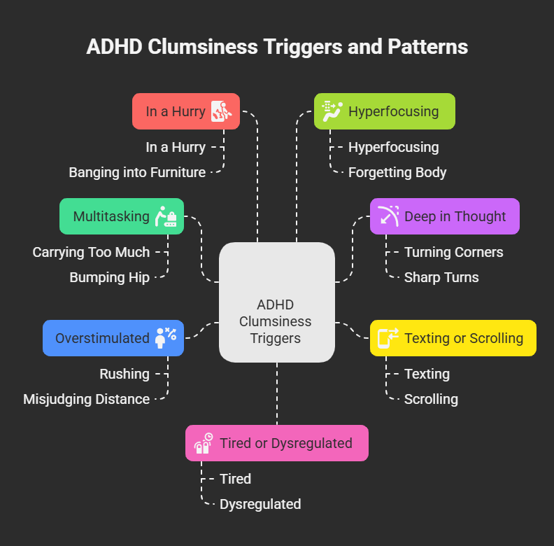💥 Why Do I Keep Bumping Into Things?! The ADHD Bruise Mystery Explained 🟣