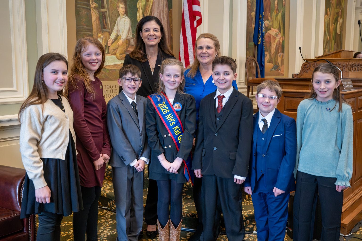 Ben Webb Sworn in as Kid Executive Councilor! - Auburn Village School