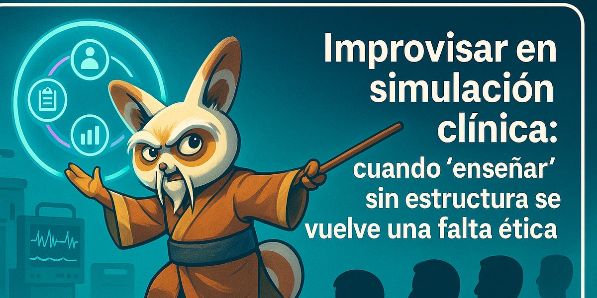Improvisar en simulación clínica: cuando “enseñar” sin estructura se ...