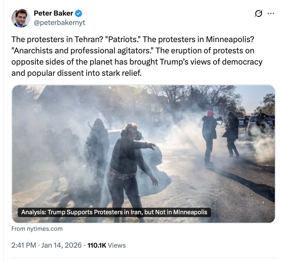 An Open Letter to Peter Baker of the New York Times