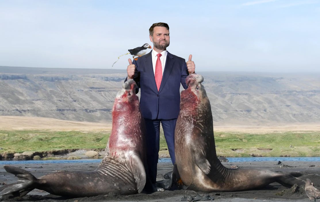 PHOTOS: JD Vance Visits Greenland - by Greg Nix - Chortle