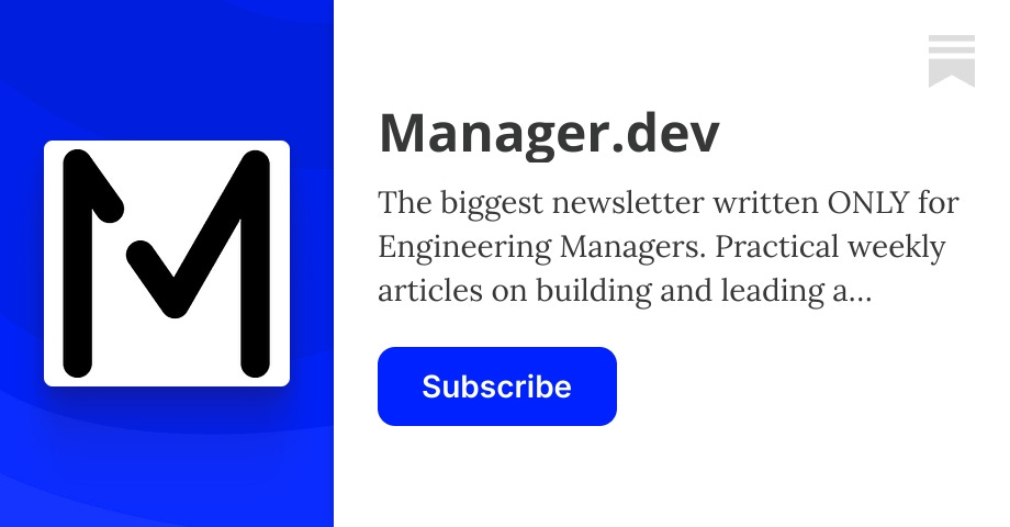 Manager.dev | Anton Zaides | Substack