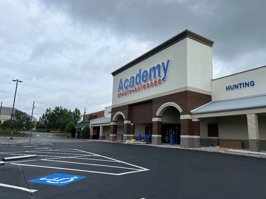 LGE exiting Martha Berry office; GP credit union on the way. Academy ...