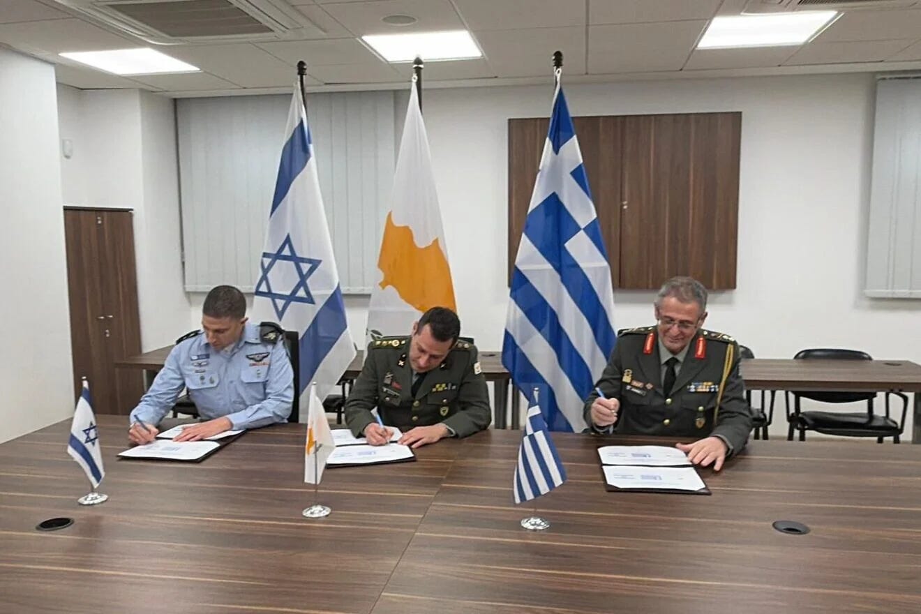 Israel, Greece, Cyprus sign military cooperation deals