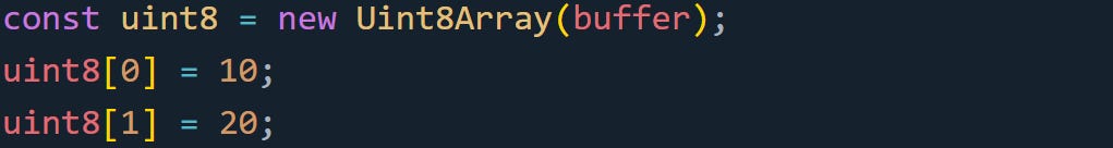 Reading Binary Data in JavaScript with Typed Arrays and ArrayBuffer Reading Binary Data in JavaScript with Typed Arrays and ArrayBuffer