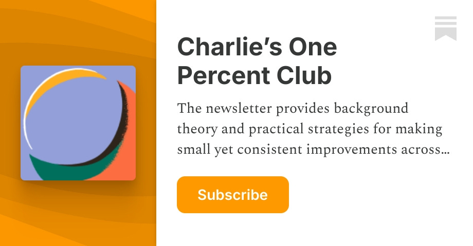 Charlie’s One Percent Club | Charlie Jenkinson | Substack