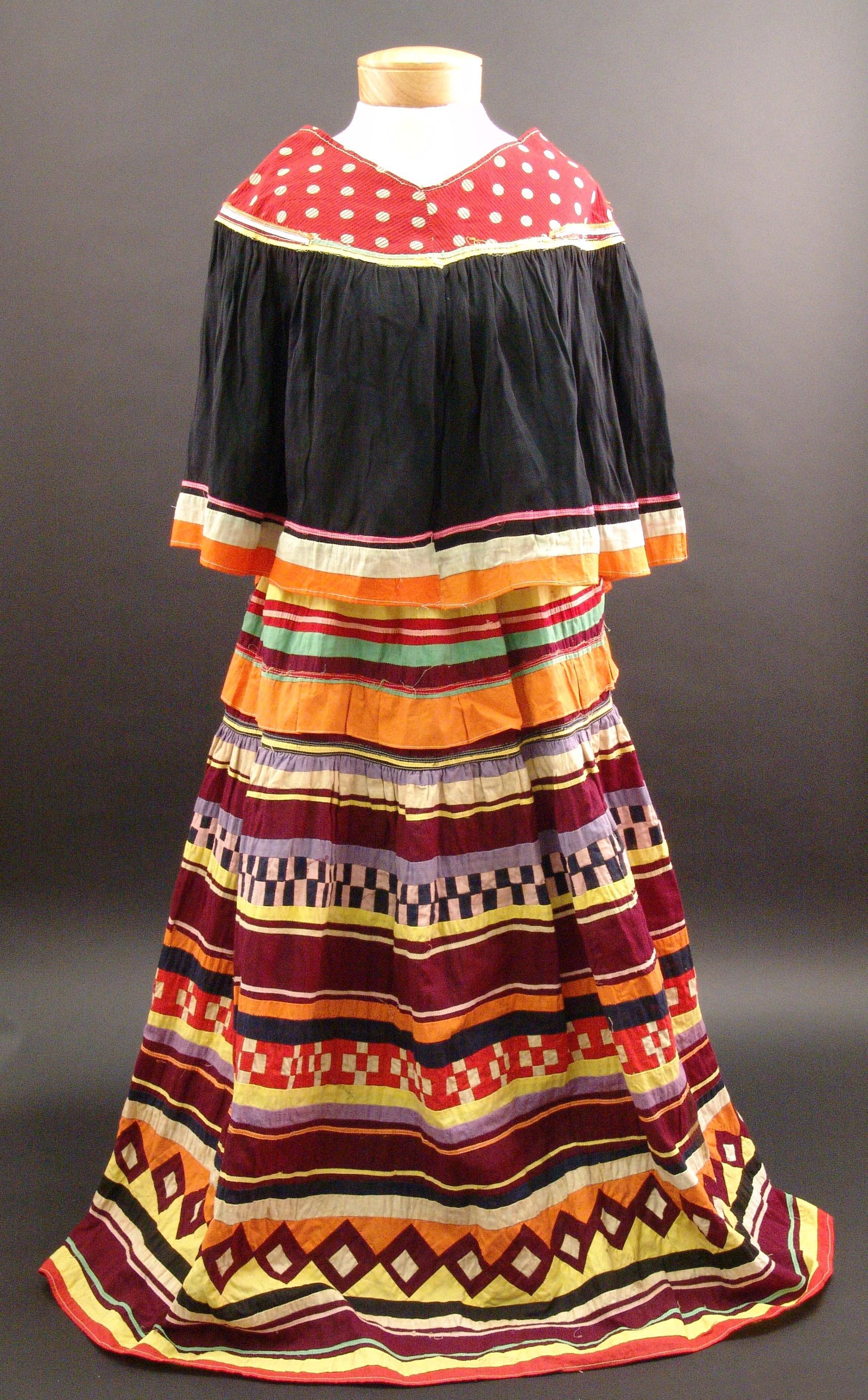 Seminole Native Americans Clothing In Florida