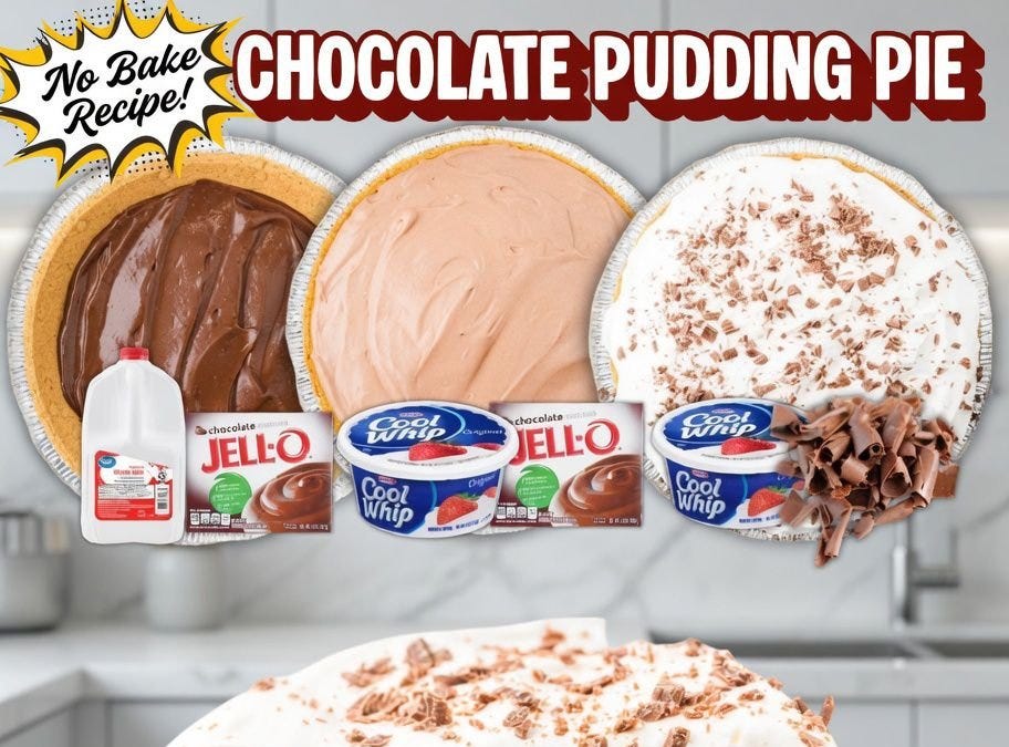No Bake Chocolate Pudding Pie Thats Creamy and Crowd Pleasing