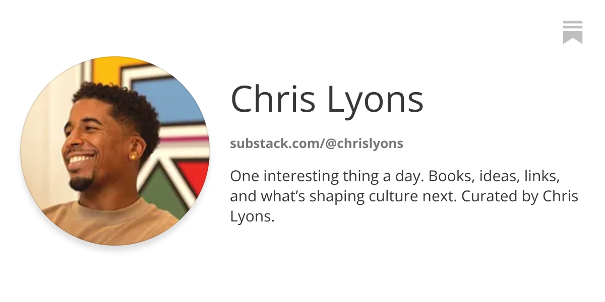 Chris Lyons | Substack