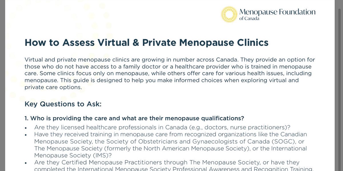 The Menopause Foundation Wants to Help Women Access Care… But Their ...