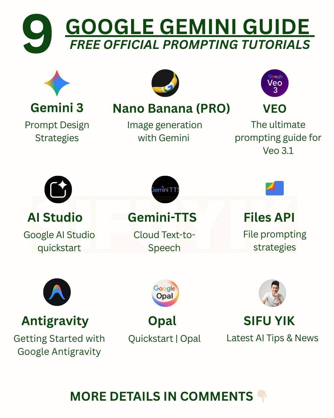 9 Google's Official Gemini Prompting Guide 👇🏻
