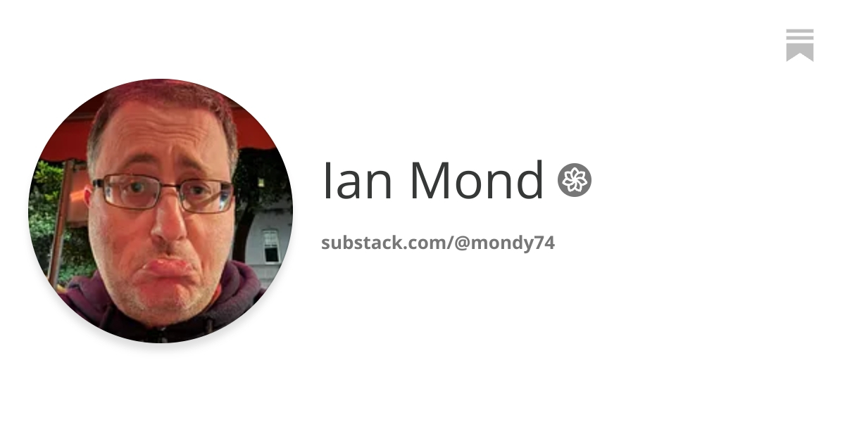 Ian Mond | Substack