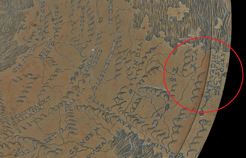 Here be dragons, beyond the known world