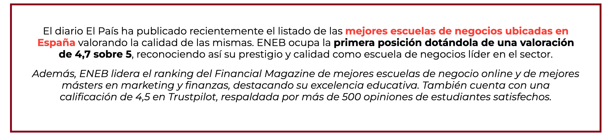 ¿Por qué ENEB? - ENEB - Escuela de Negocios