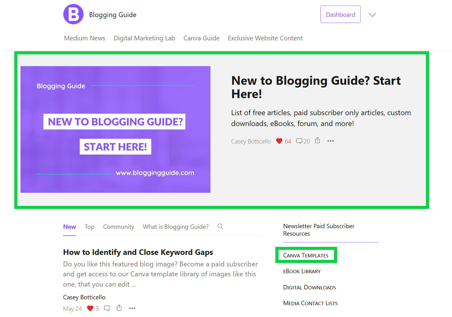 ⭐ Canva Template Library - by Casey Botticello