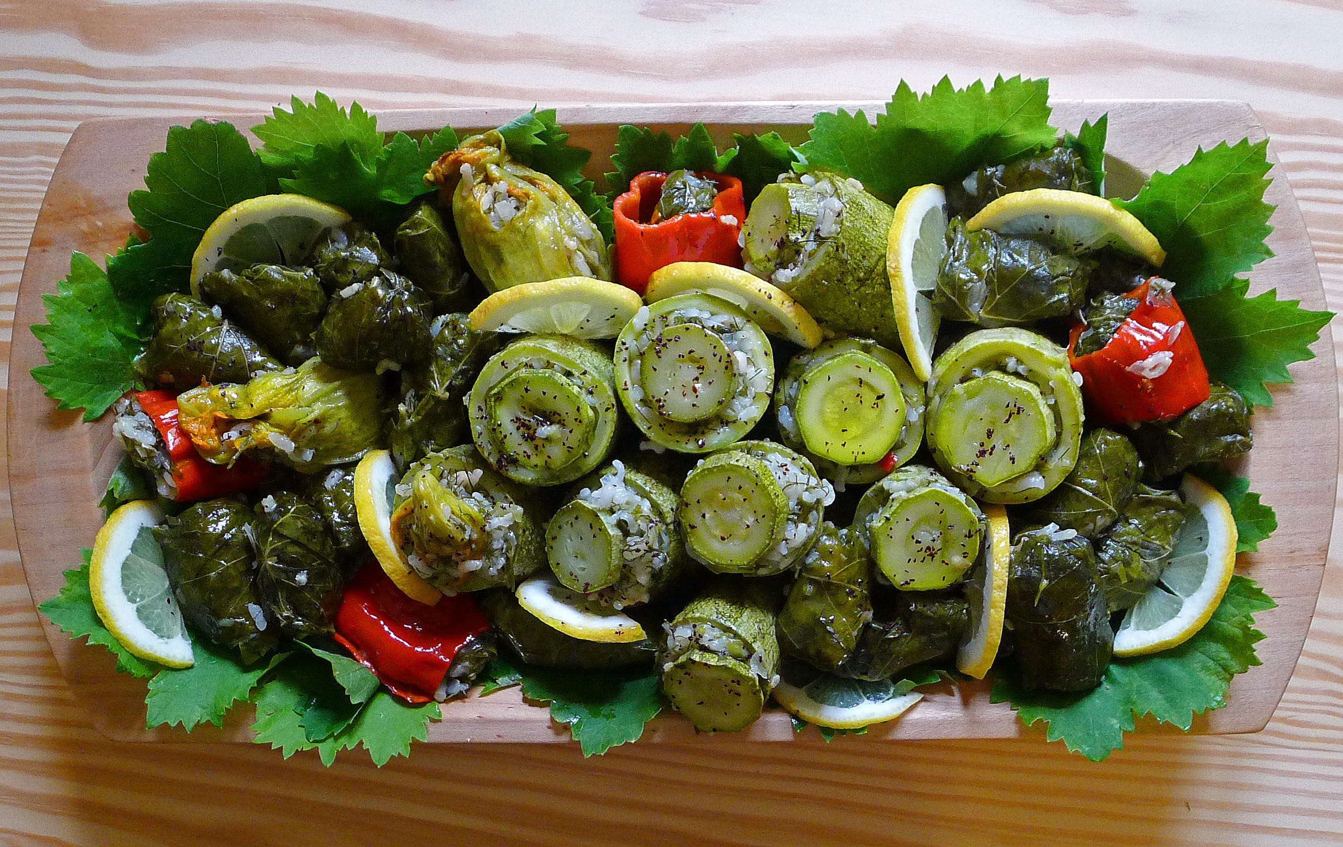 The Incomparable Grape Leaves - by Aglaia KREMEZI
