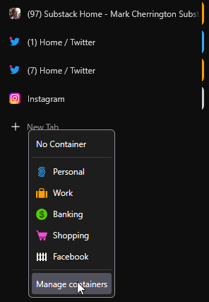 Quick Tip: Using Container Tabs in Firefox or Zen Browser