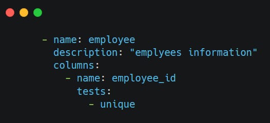 Implementing Data Quality Framework with dbt