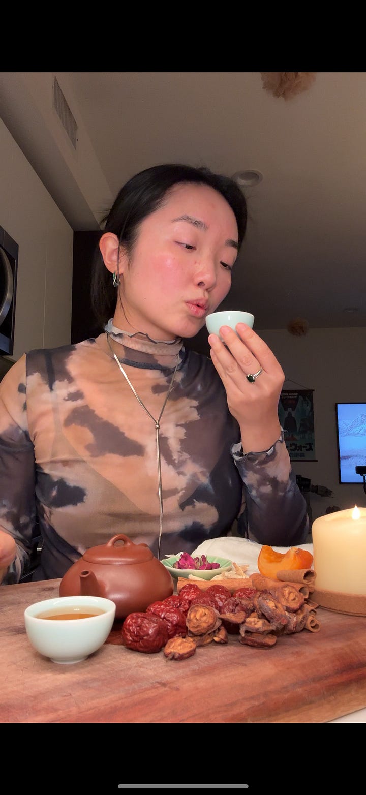 Chinese Herbal Tea for Sensitive Tummies - by Alice Sun