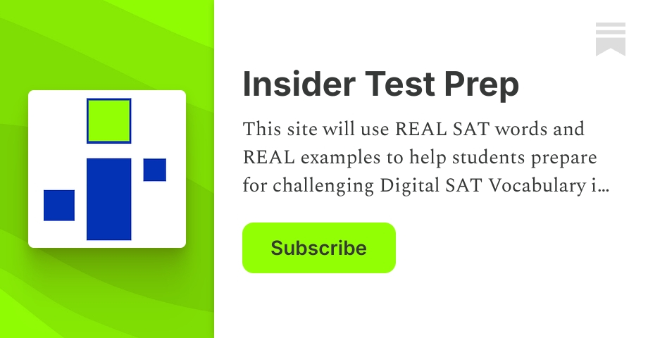 Insider Test Prep | larry krieger | Substack
