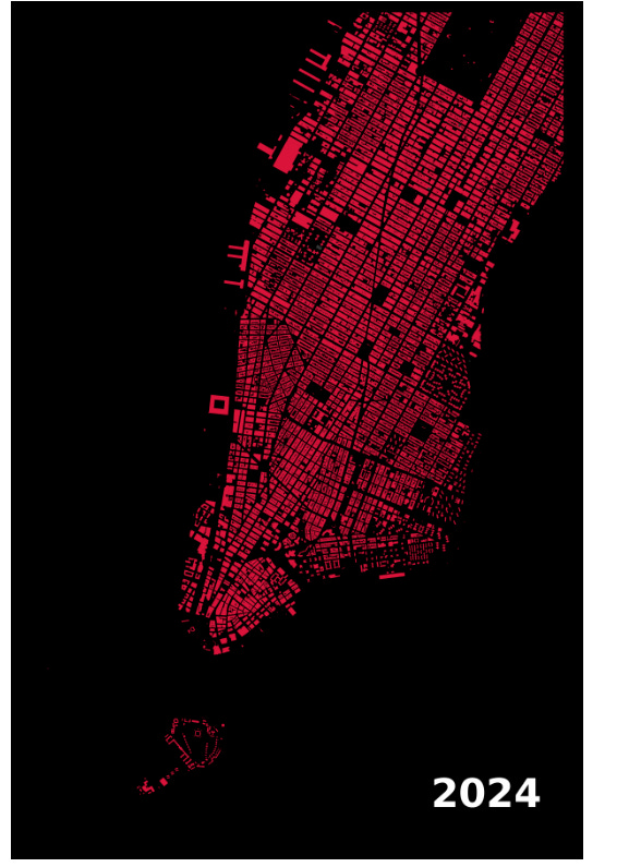 Mapping Manhattan’s Growth - Building Construction Time-lapse in Python