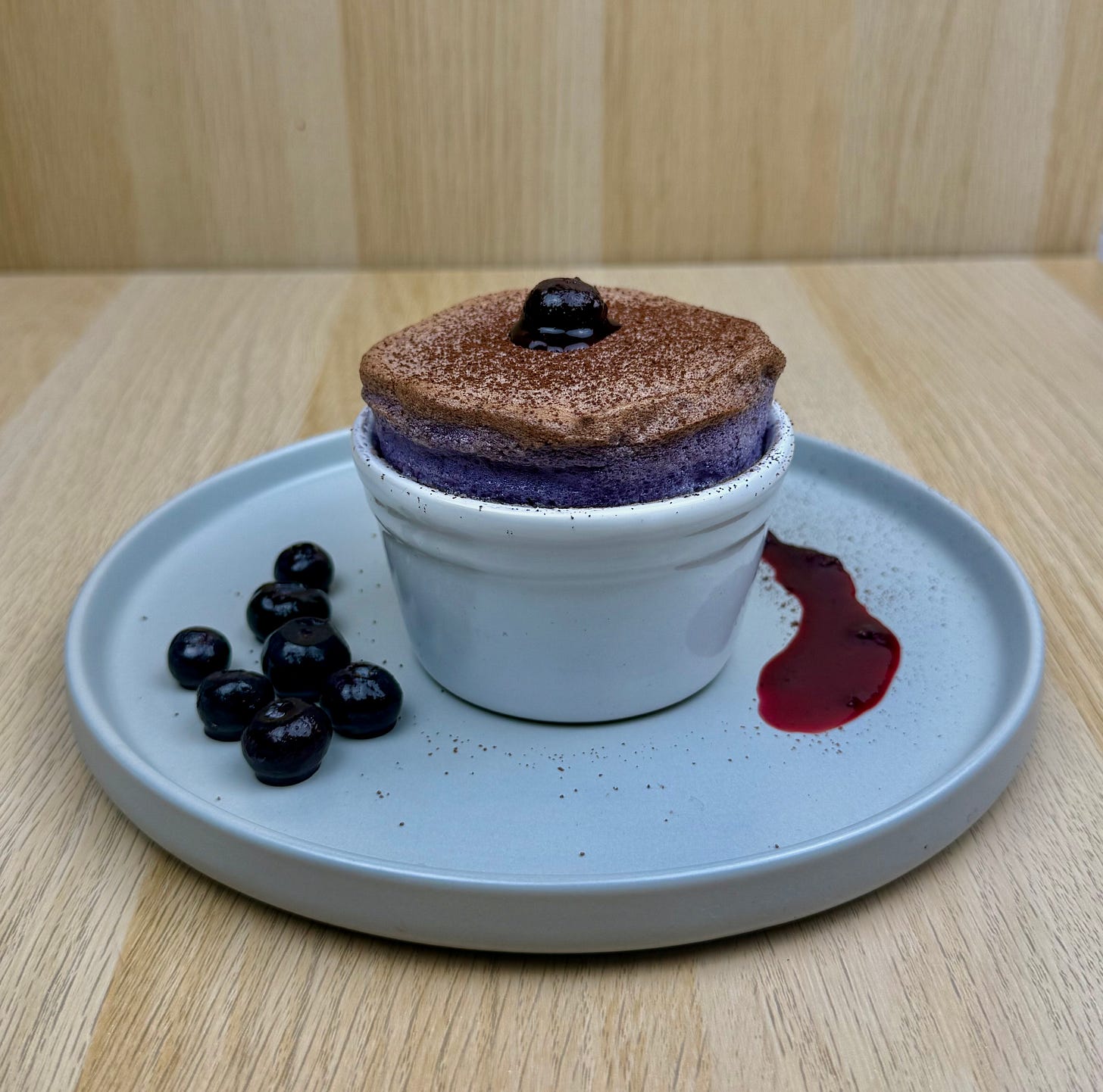 Blueberry Soufflé - Cafe Couffee