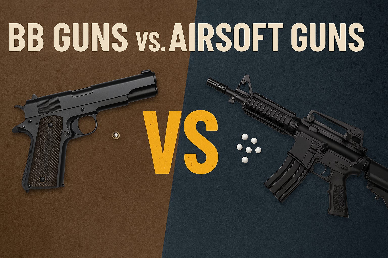 BB Guns vs. Airsoft Guns: What’s the Difference and Which is Right for You?