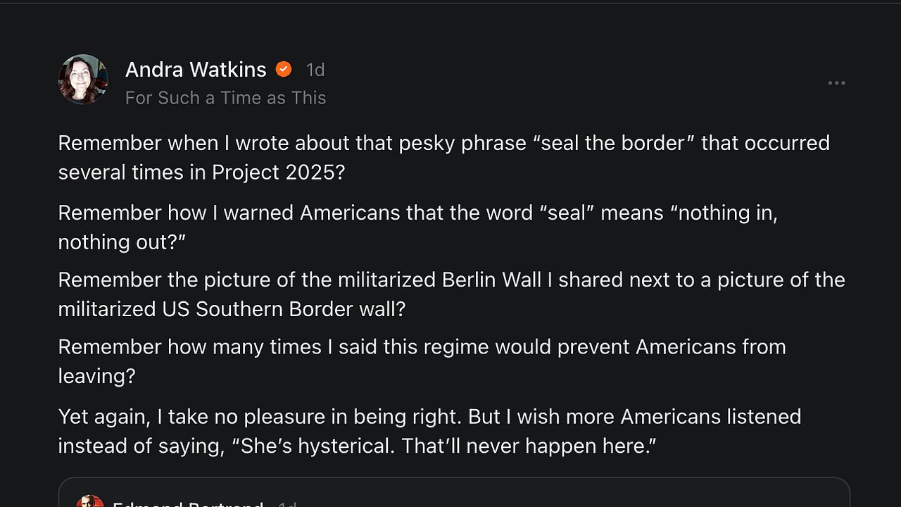 For Such a Time as This | Andra Watkins | Substack