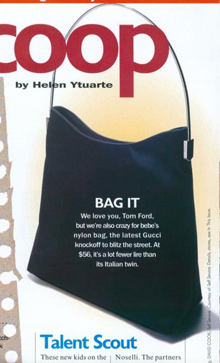 The Joy of a Simple Nylon Gucci Bag - by Liana Satenstein