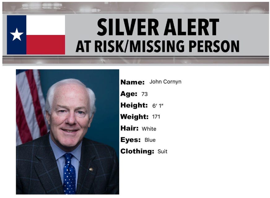 RINOsteria: Best John Cornyn Memes