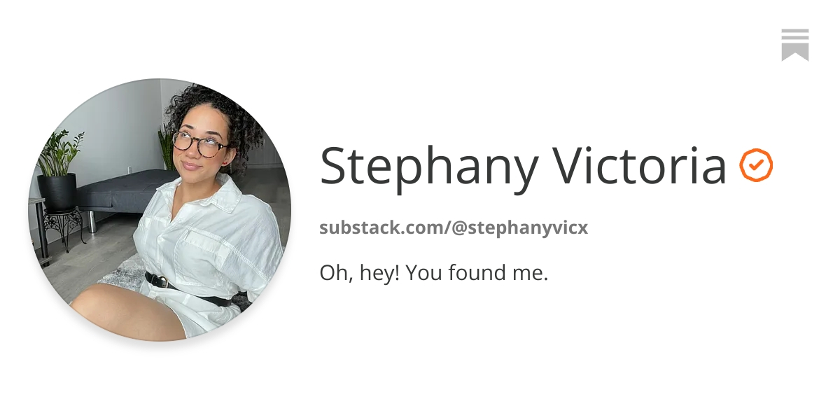 Stephany Victoria | Substack