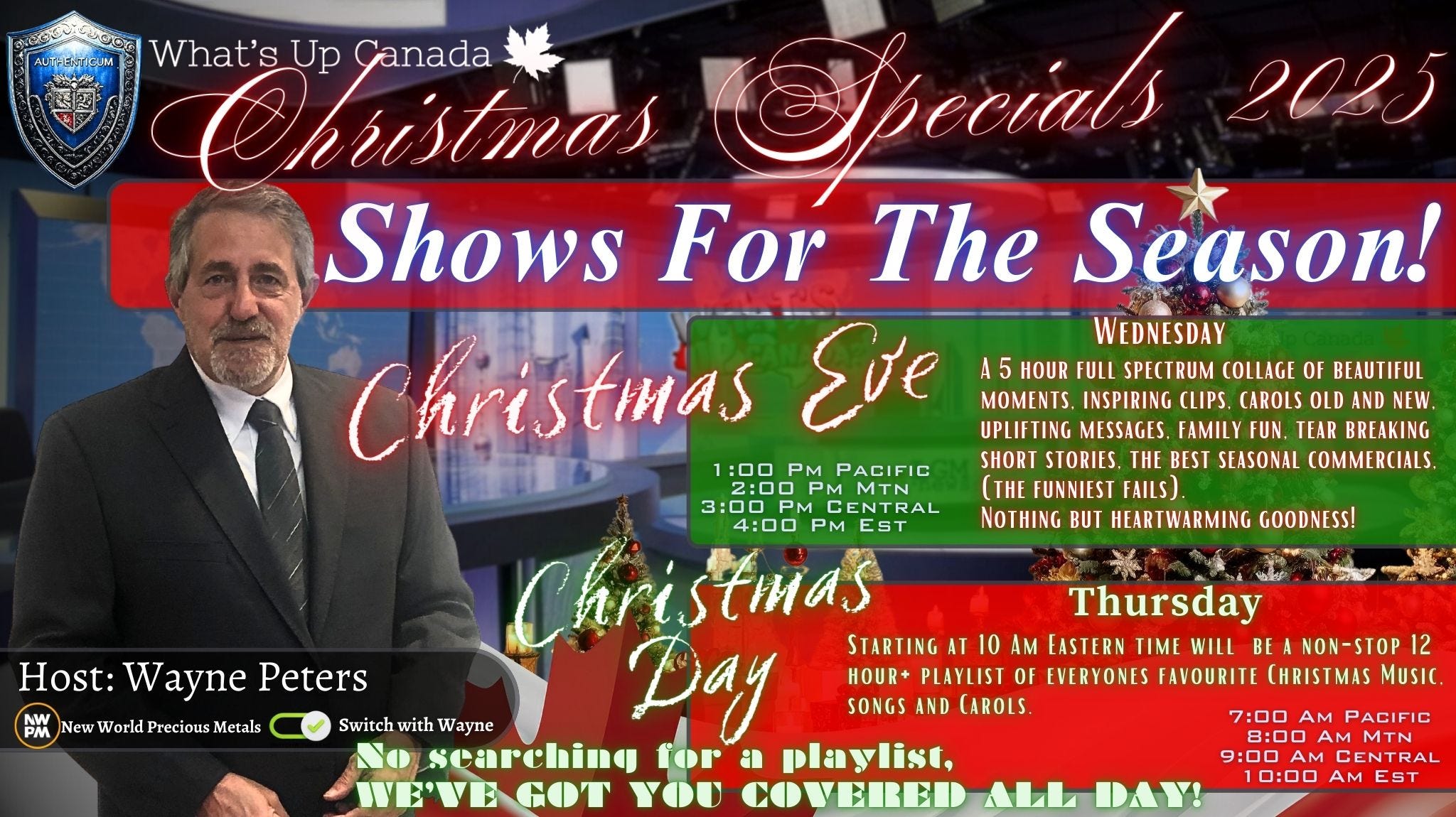 Comedy, Crime & Christmas in Canada - Wayne’s Substack