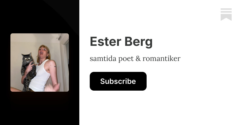 Ester Berg | Substack