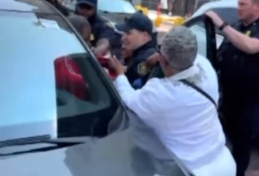 Flint Water Protest Escalates: Police Slam Elderly Man During Peaceful ...