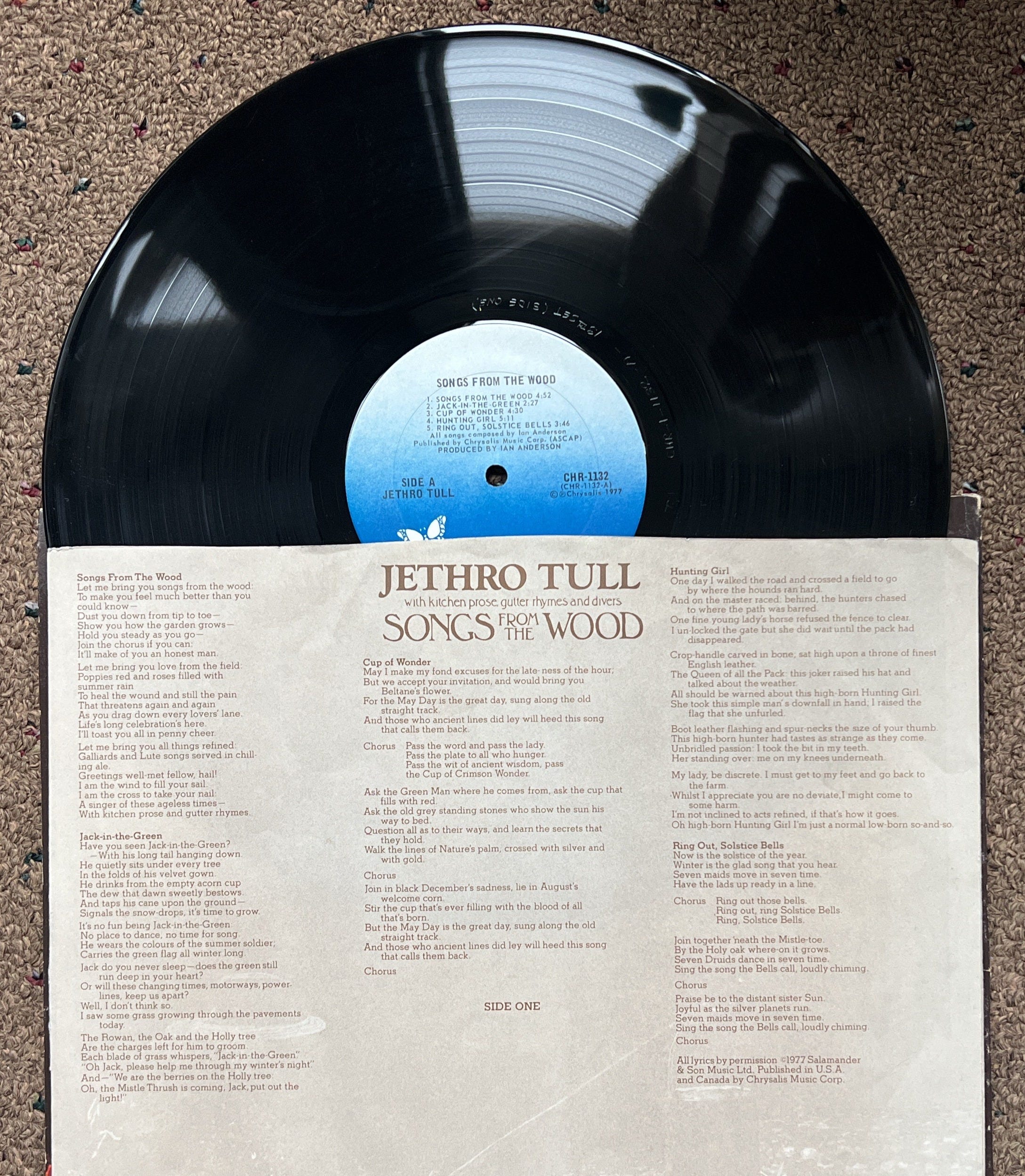 Rediscovering Vinyl: Jethro Tull - Songs from the Wood (1977)