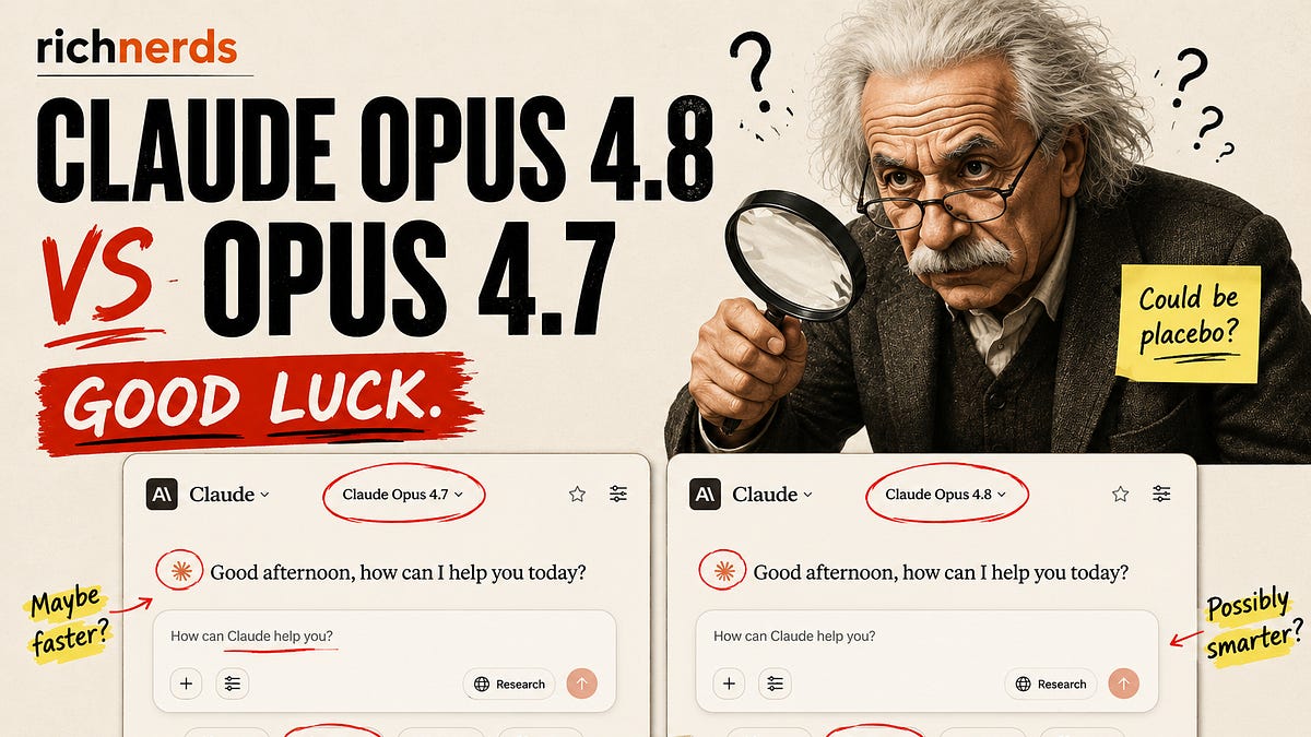 Claude Opus 4.8 vs Opus 4.7: What Actually Changed?
