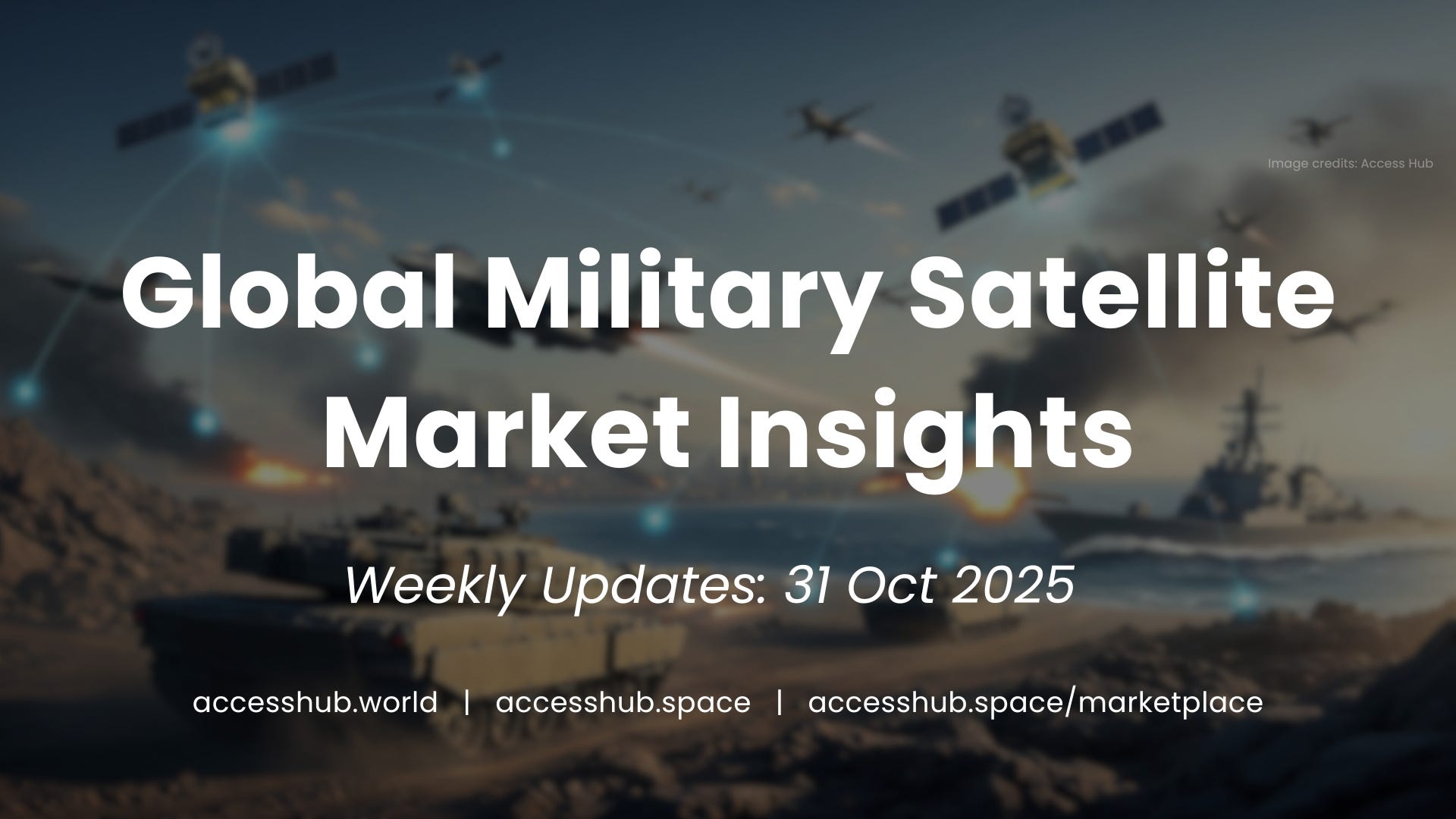 Global Military Satellite Market Insights - Weekly Updates: 31 Oct 2025