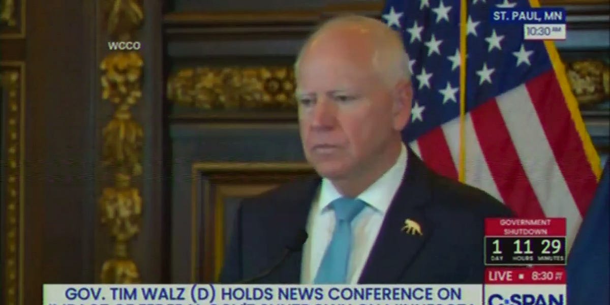 Gov Tim Walz gives the plain facts and responsibilities