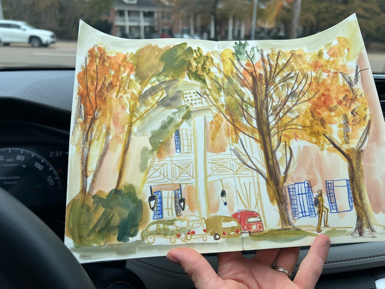 The fiery punch of vermillion - by Beth Spencer