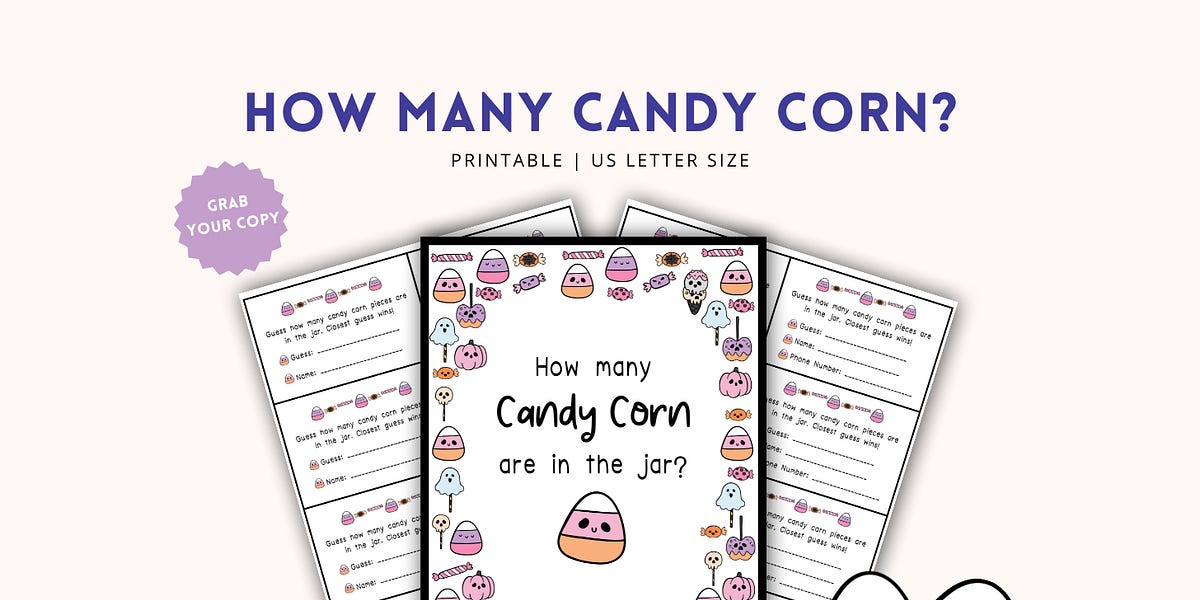 Guess How Many Candy Corn? - by Allison, The Library Vault