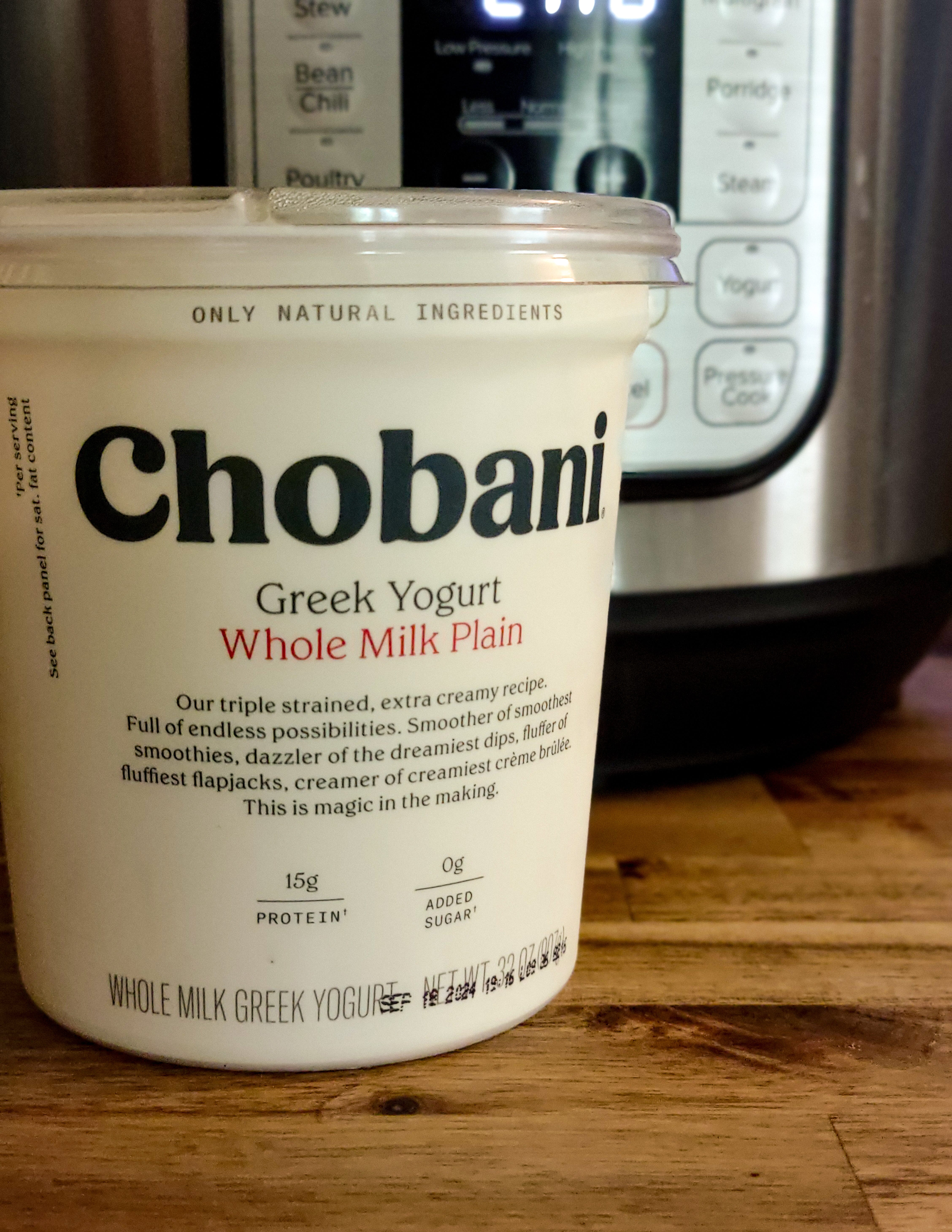 Homemade Yogurt Recipe Using the Instant Pot