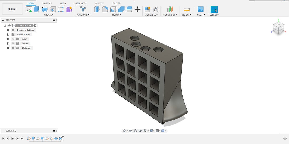 Fusion 360: Mirror, Pattern, and Revolve - by Julie