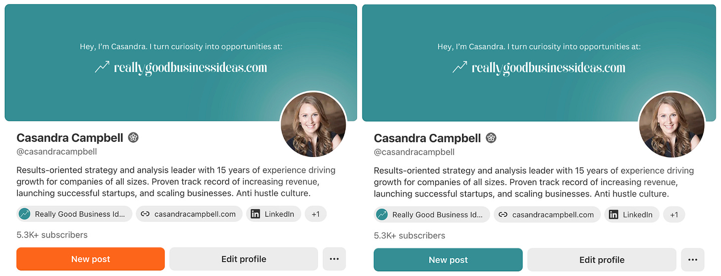 How to Customize Your Substack Profile
