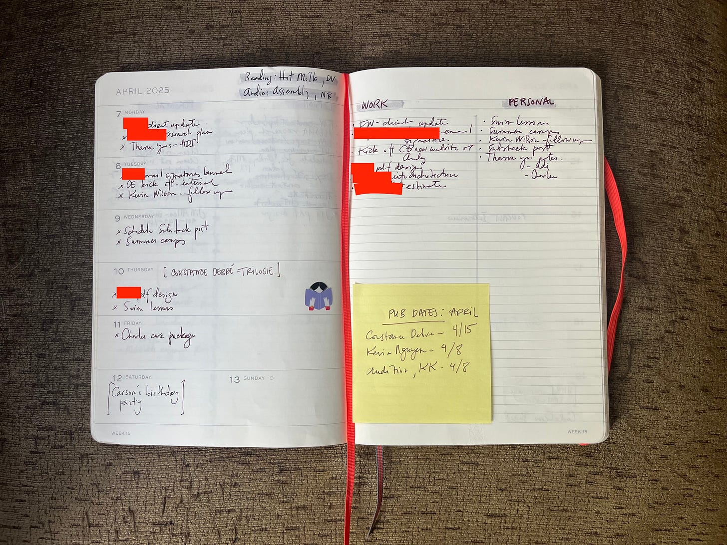 Issue 116: My notebook ecosystem (as a book nerd)