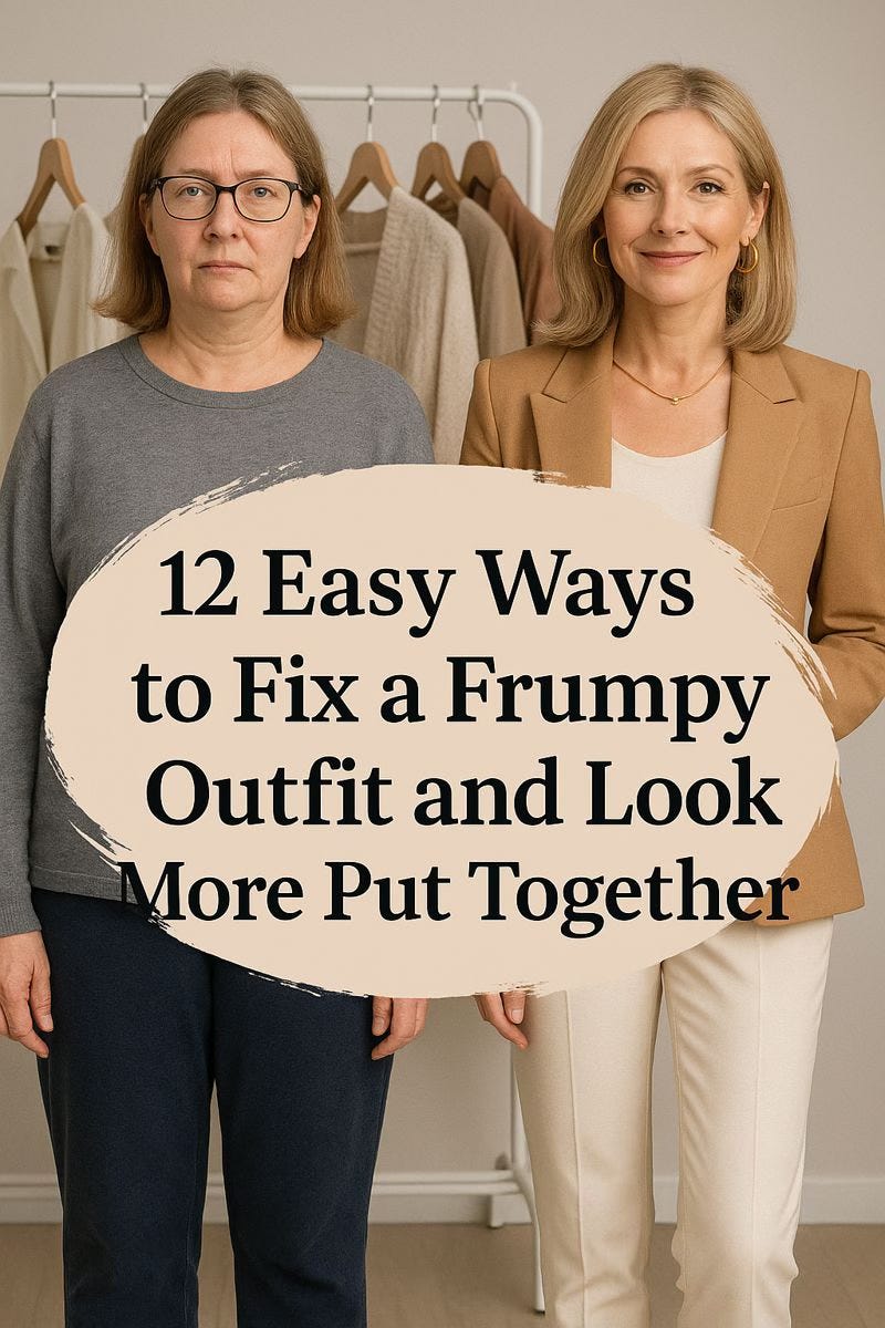 12 Easy Ways to Fix a Frumpy Outfit and Look More Put Together