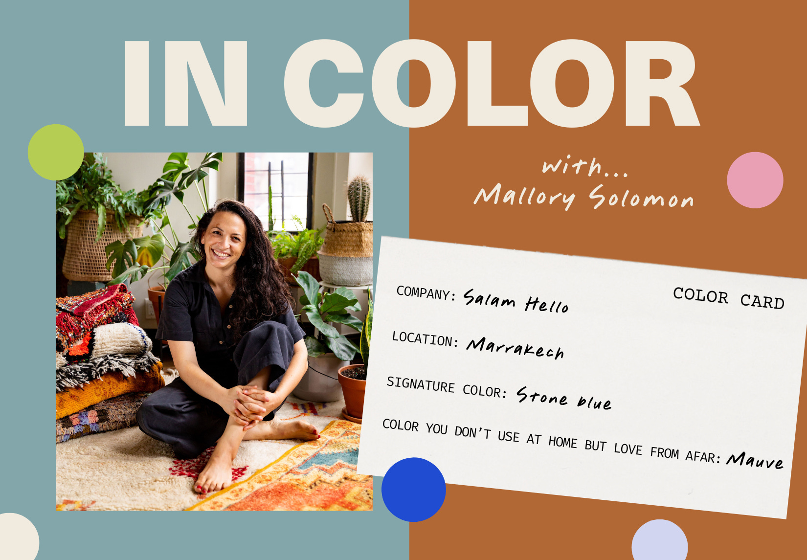 In Color with Mallory Solomon of Salam Hello