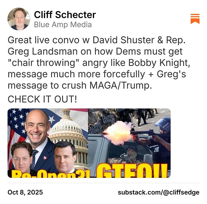 Blue Amp Media (@blueampmedia): "On Wednesday @Cliff Schecter and ...