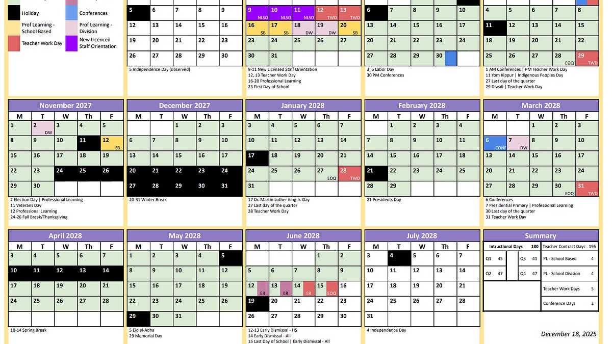 Alexandria School Board approves 2027-28 academic calendars